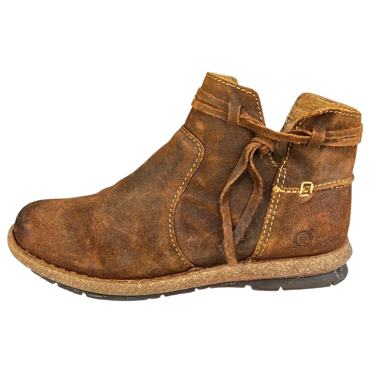 Born Women’s Tarkiln Brown Distressed Ankle Boot Size US 7 | eBay