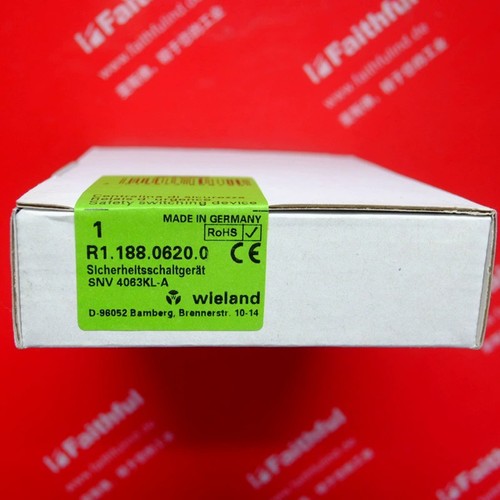 1PC new Wieland SNV4063KL-A R1.188.0620.0 DC24V Safety Relay Fast Ship ...
