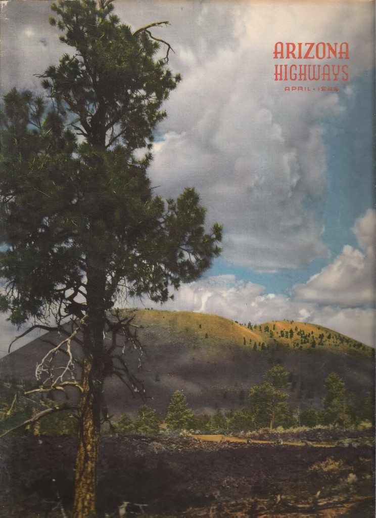 1946 APRIL ARIZONA HIGHWAYS POTTERY SUNSET CRATER MARBLE CANYON ...