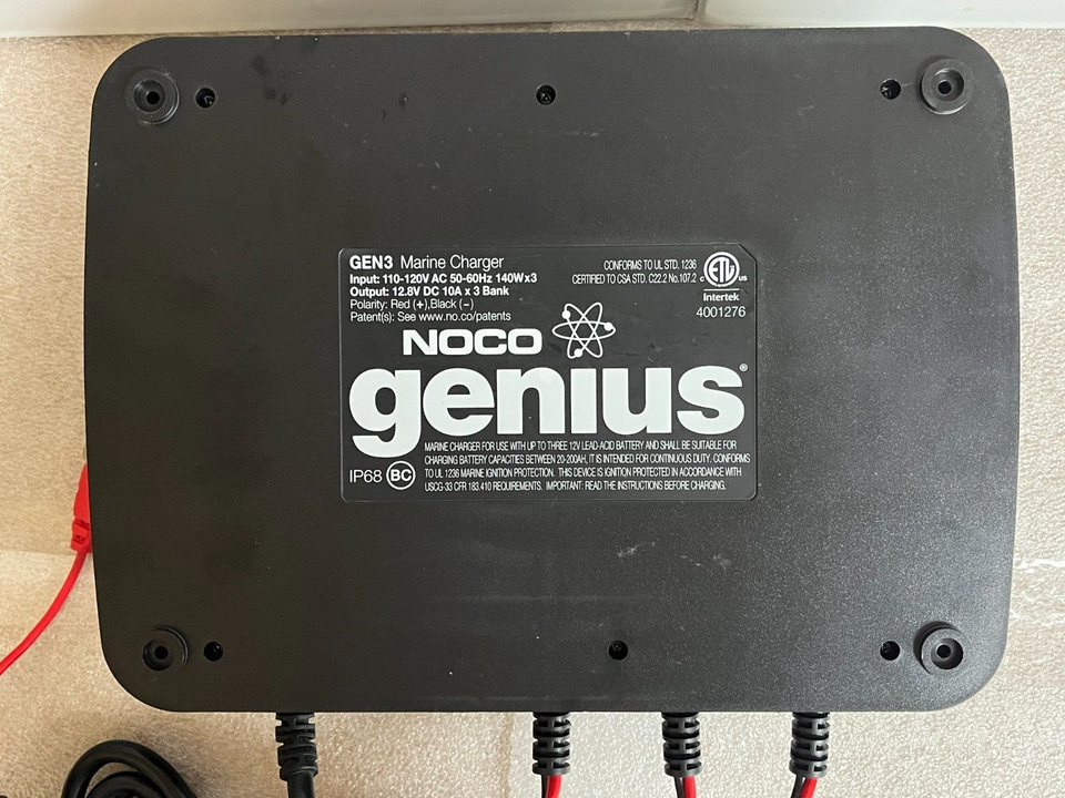 Noco Marine Boat On-Board Battery Charger GEN3 | Genius 3 Bank 30 Amp | Gen3x3 | eBay