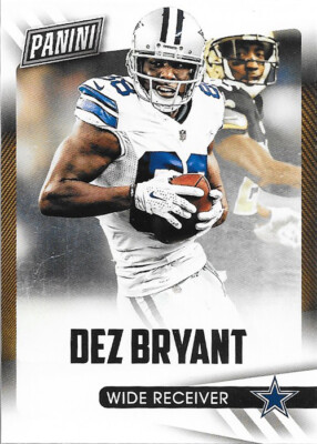 2015 Panini Player of the Day Football Thick Card Stock #11 Dez Bryant ...