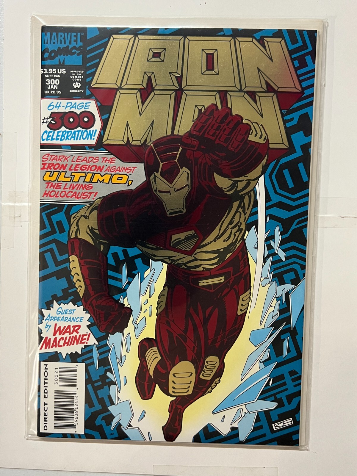 IRON MAN #300 1994 FOIL COVER MARVEL COMICS | Combined Shipping B&B | eBay