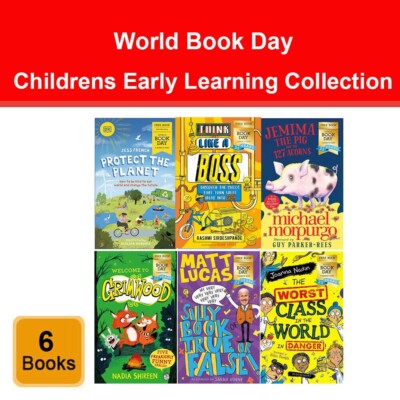The World Book Day Childrens Early Learning Collection of 6 Books Set ...