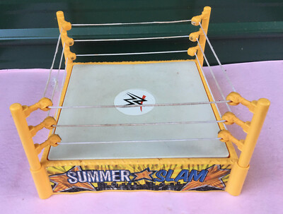 Mattel WWE Yellow SummerSlam Wrestling Ring 2010 | eBay