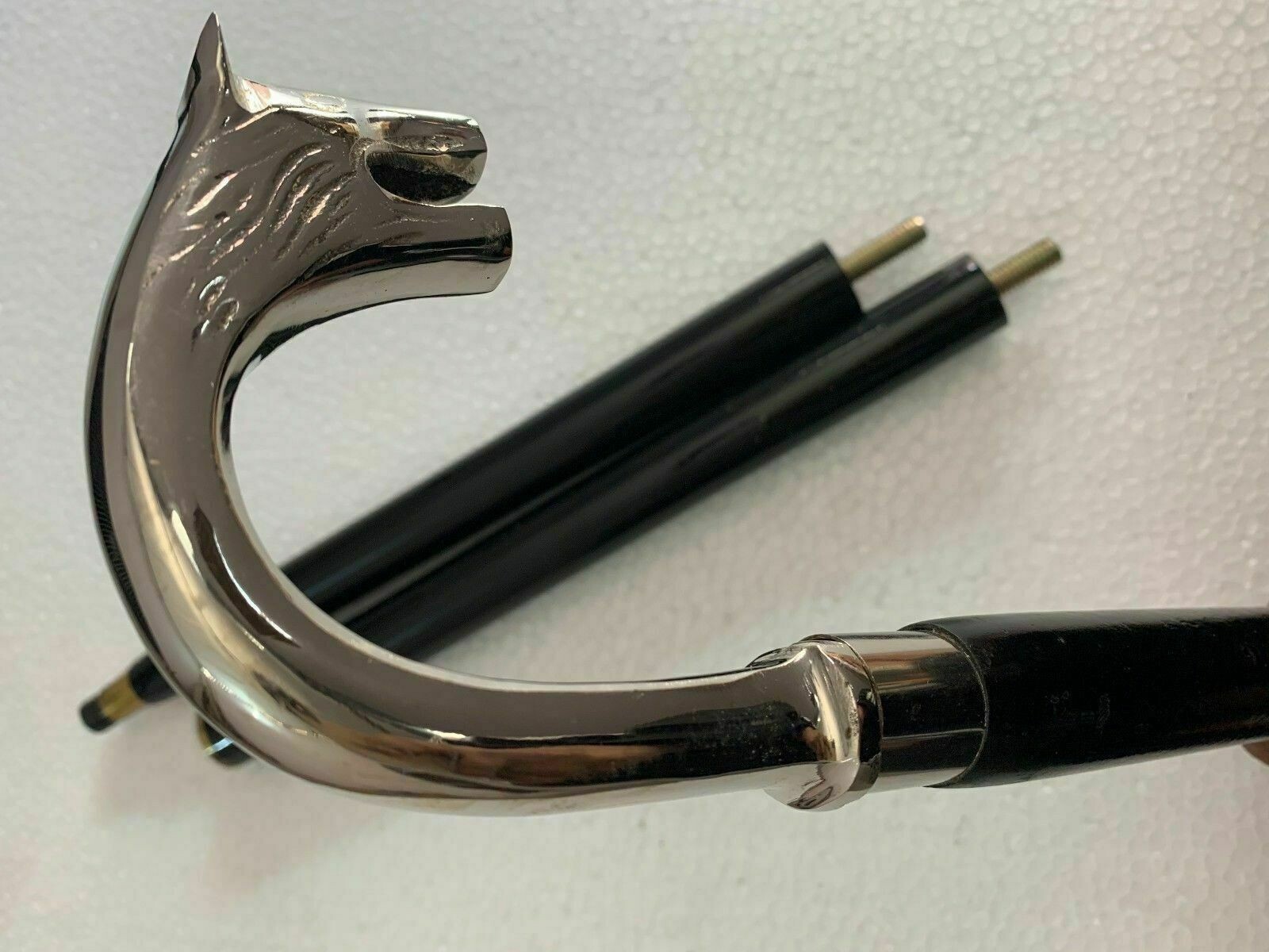 Vintage Walking Stick Antique Wolf Handle Best Handma… - Gem