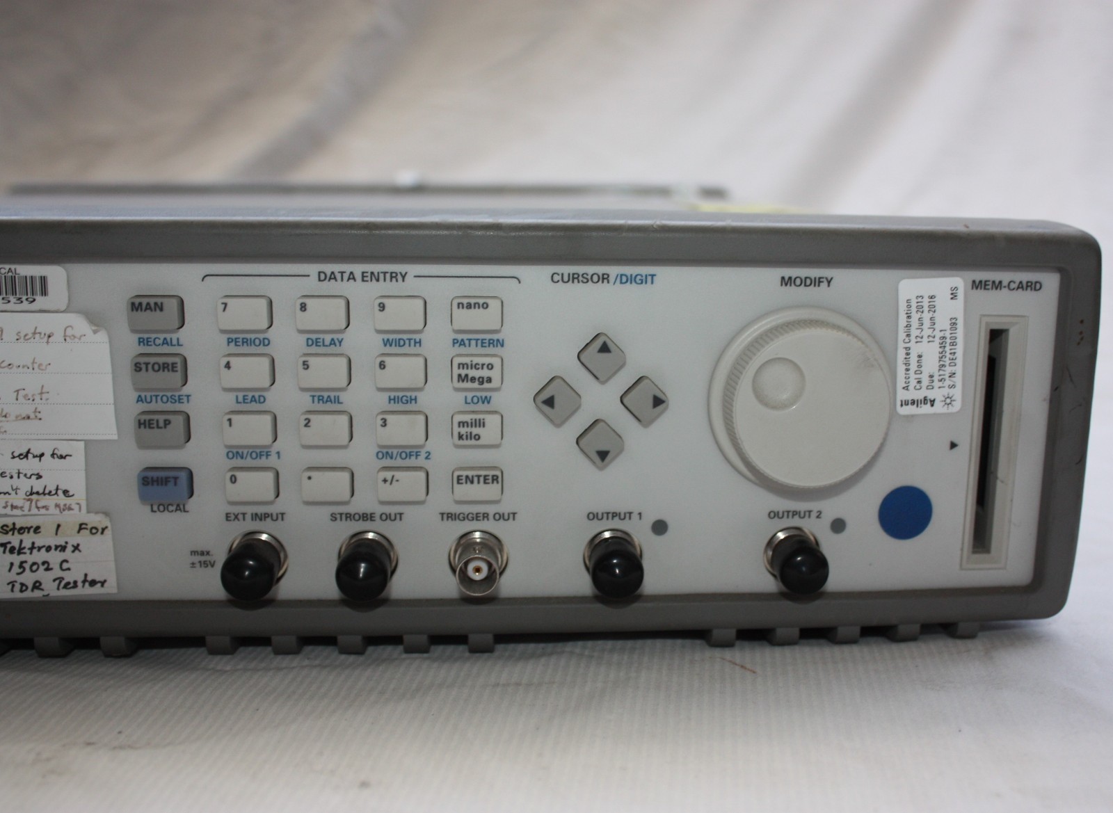 Agilent 81104A 80 MHz dual channel pulse digital pattern generator 2x ...