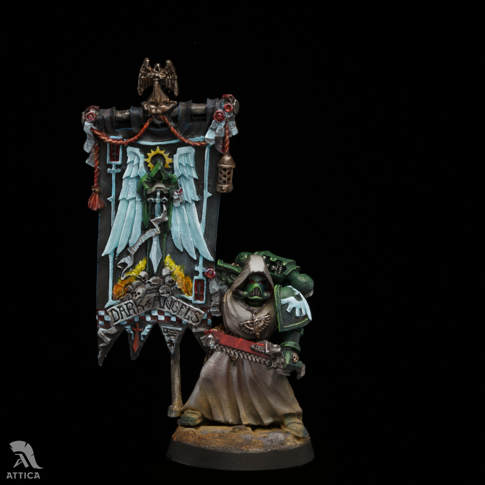 Chapter Ancient Dark Angels painted figure Warhammer 40k Pre-Sale | Art ...