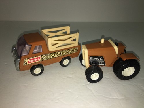 Vintage Buddy L Play Farm Tractor and Truck READ | eBay