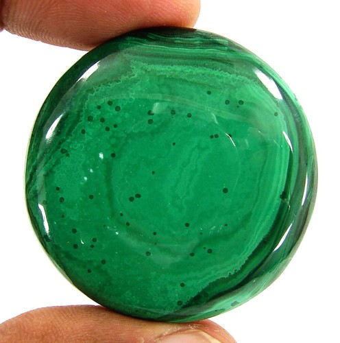 132,40 Ct Pietra Naturale Verde Malachite Cabochon Per Wire Wrap ...