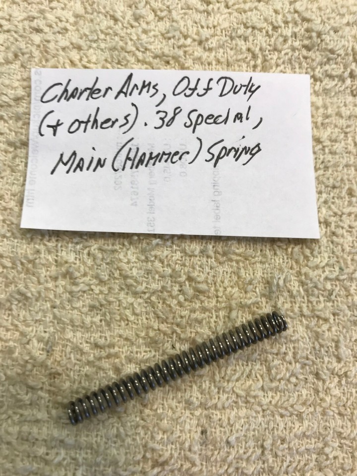 Charter Arms Off Duty (and others) 38 Spl; Main (Hammer) Spring | eBay