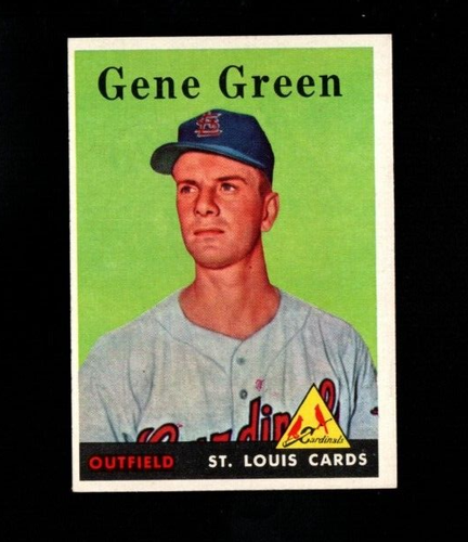 7939* 1958 Topps # 366 Gene Green NM-MT | eBay