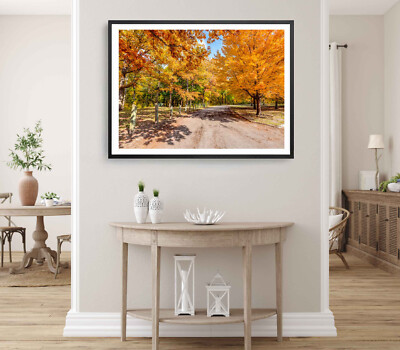 Autumn Trees Print, Forest Wall Art, Autumn Framed Nature Wall Art ...