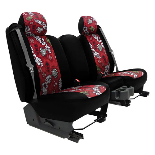 For Chevy G30 96 Hawaiian 1st Row Turtle Beach Red w Black Custom Seat ...