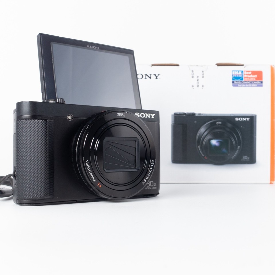 Sony CyberShot DSC-HX90 18.2MP Compact Digital Camera 30X Zoom - Black ...