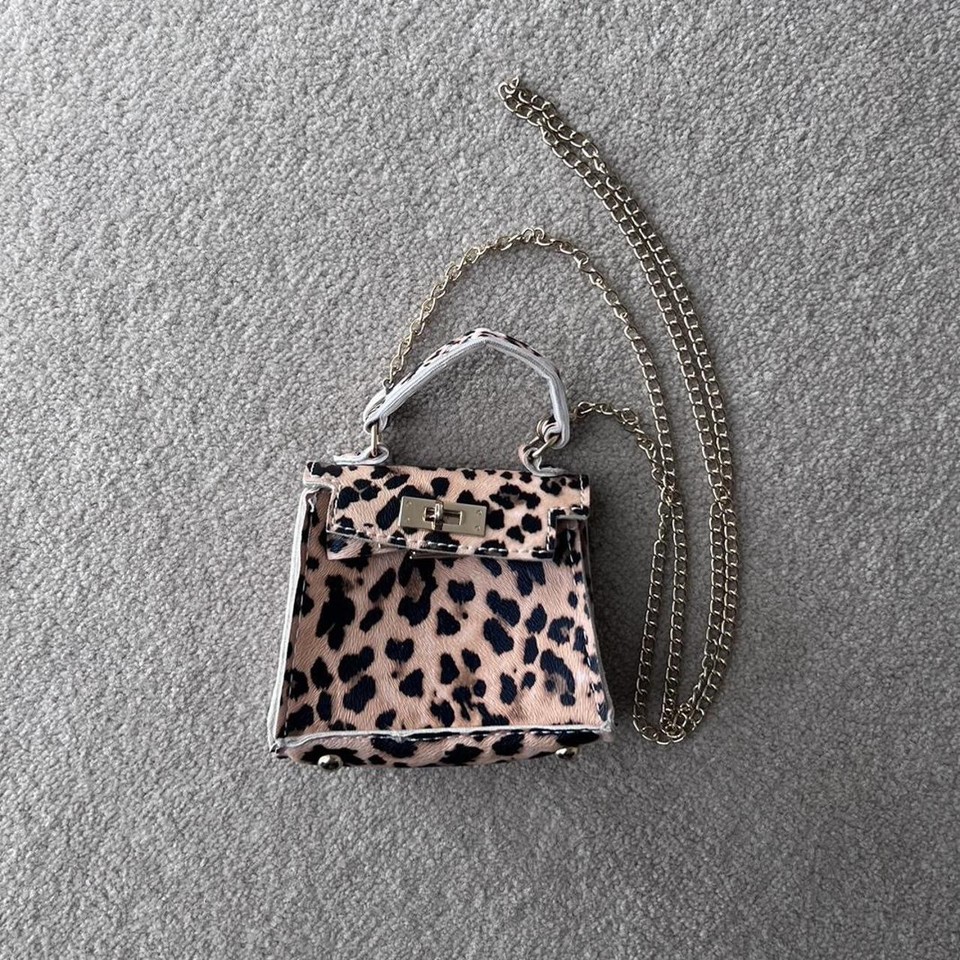 BRAND NEW Prettylittlething Leopard Micro Mini Bag | eBay UK