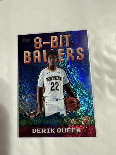 2025-26 Topps Basketball Derik Queen RC 8-Bit Ballers Insert Holo Foil ...