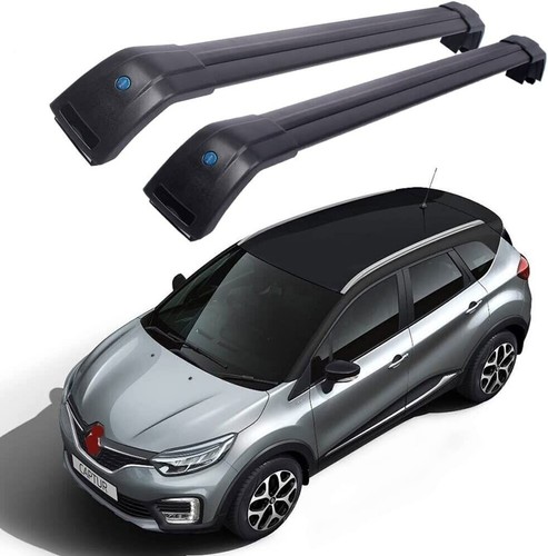 Roof Rail Rack Cross Bars Crossbars Fit For Renault CAPTUR 5 Door SUV ...