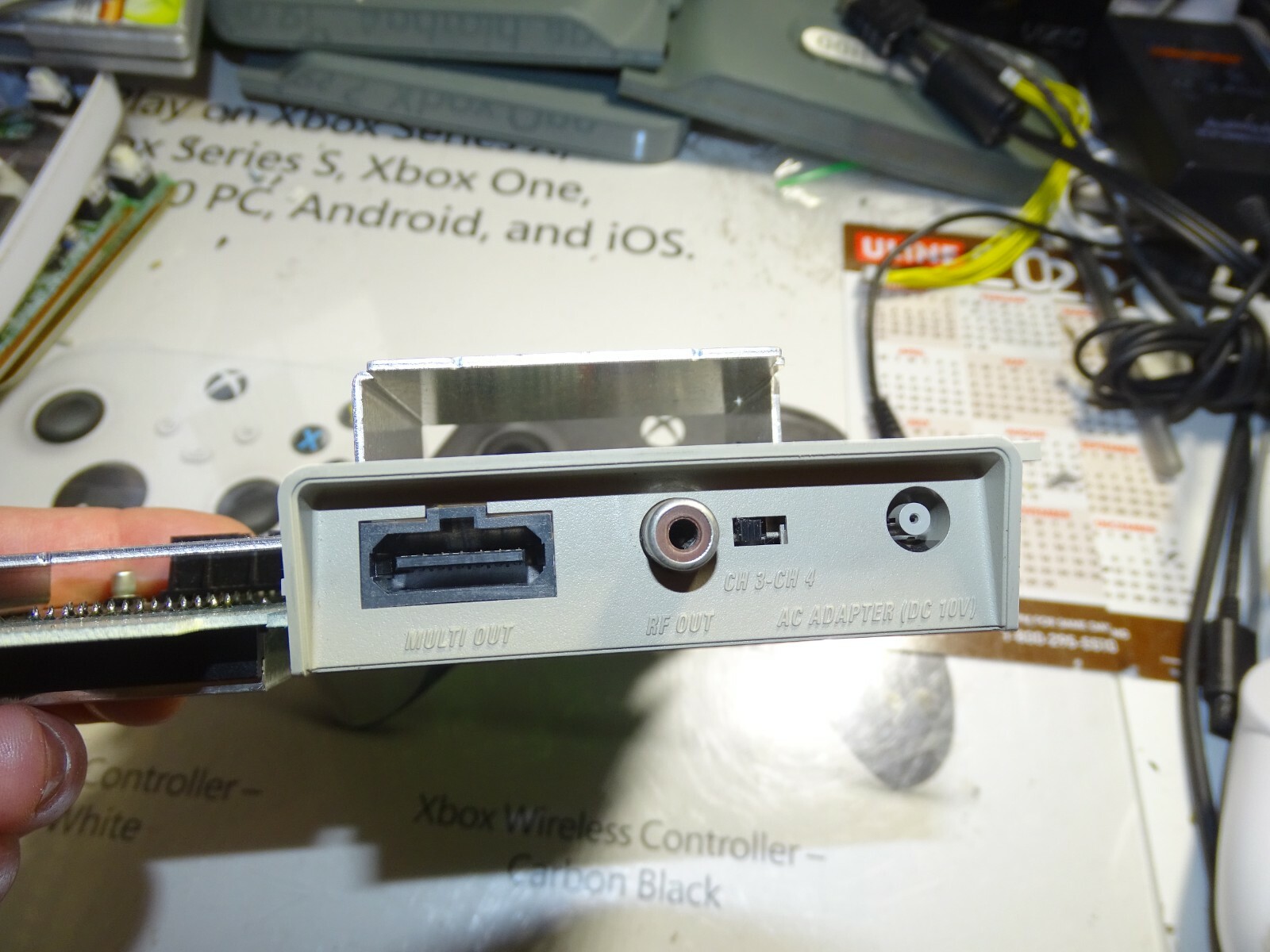 Nintendo SNES SNS-001 Sound Box EMPTY DEFECTIVE DONOR MB SHVC-CPU-01 ...