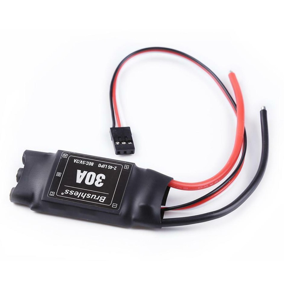 30A 2-4S Brushless Motor ESC Speed Controller For RC Plane Helicopter ...