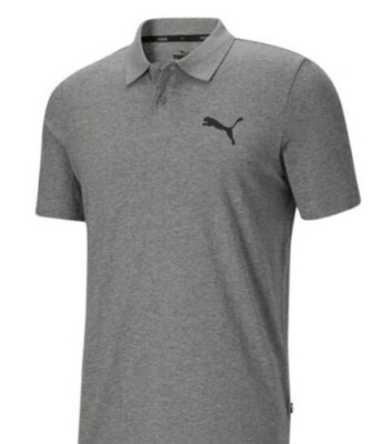 Puma Essentials Polo Men's Size L Color Gray (NEW WITH ORIGINAL TAGS ...