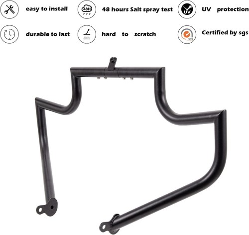 Engine Guard Highway Crash Bar Touring Harley Road King Ultra Glide 1. ...