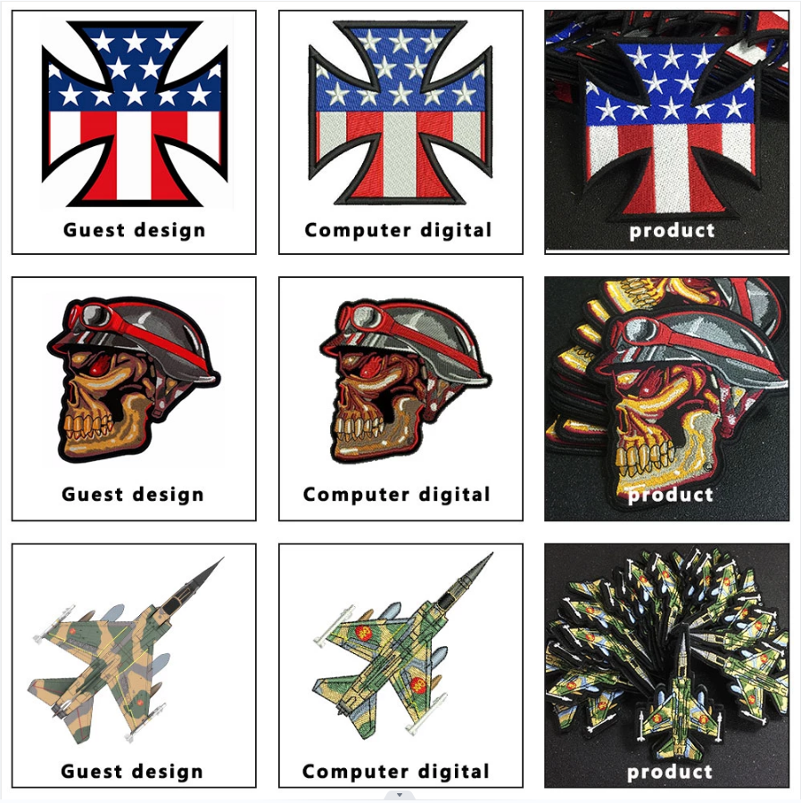 Personalized Logo Custom Made Patch Badges Embroidered DIY Iron-on or ...