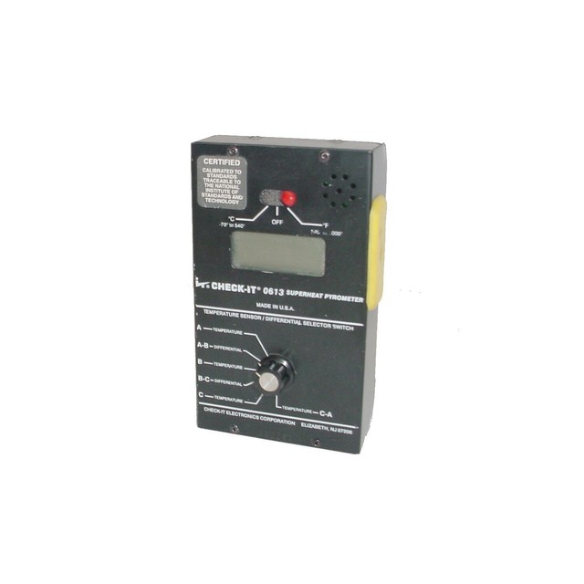 Superheat Testing Pyrometer Set Check-It Electronics 0613 A1bf for sale ...