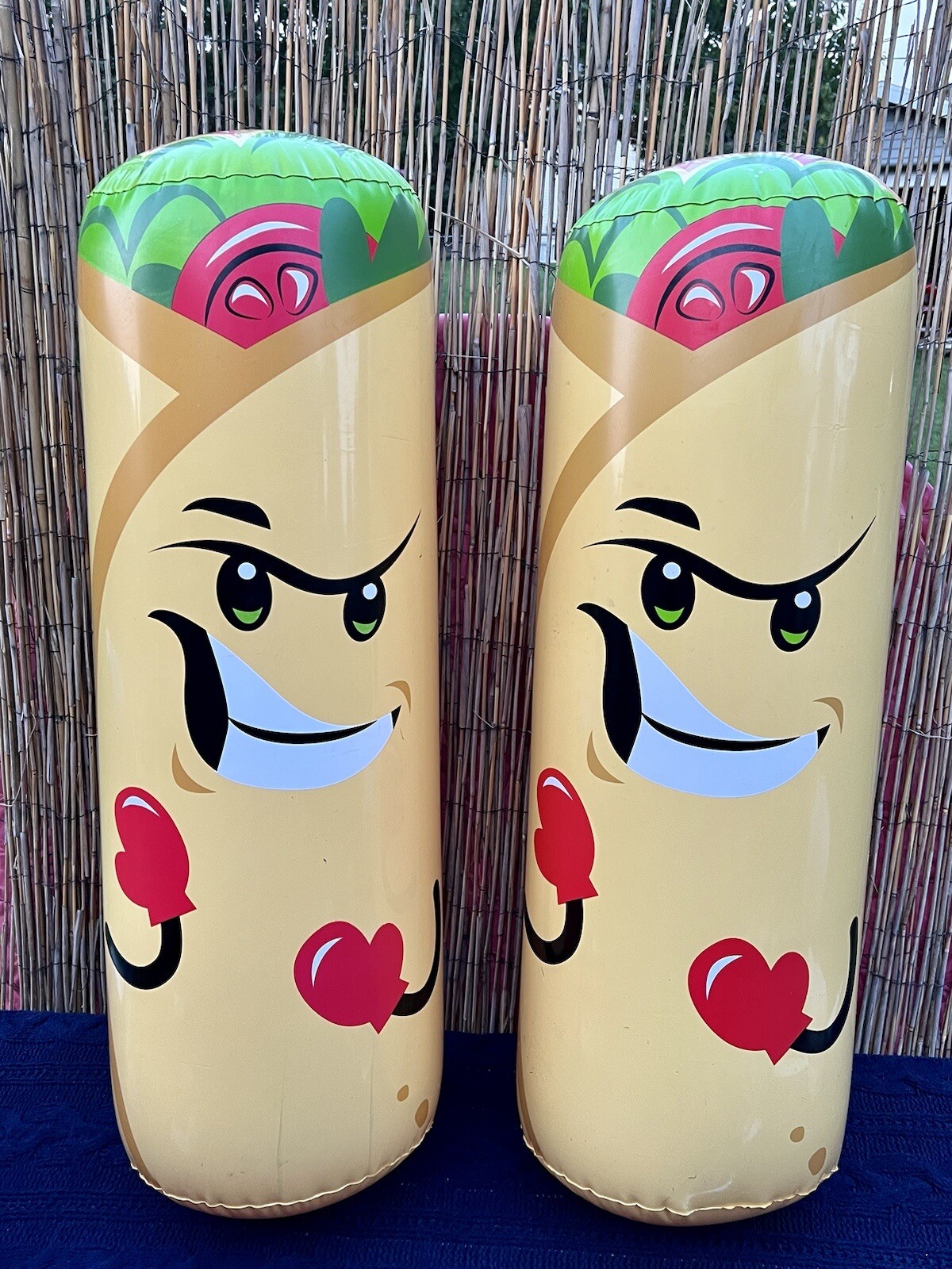 Banzai Burrito Boppers Soft and Safe Inflatable Bop Toy Pack Of 2 for ...