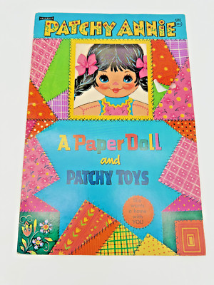 Vintage Paper Doll Book "Patchy Annie" & Patchy Toys Uncut 1960s PLUS ...