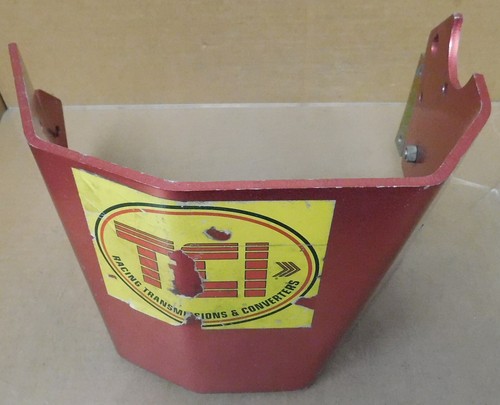 TCI 970000 SFI Trans Shield, Red Aluminum, GM Powerglide, W/Hdw, Out Of ...