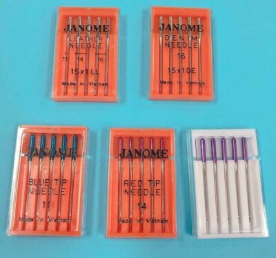 Genuine Janome Needles Value Pack JN-5-2 | eBay Australia