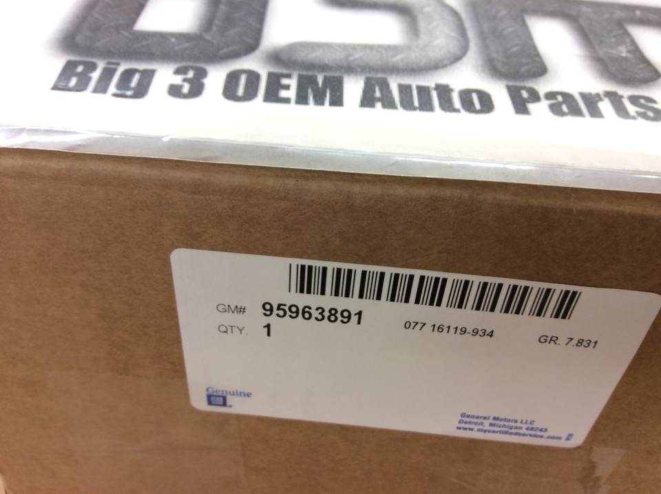 2011-2016 Chevrolet Cruze Rear Bumper Chrome/Black Insert Strip new OEM ...