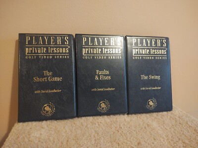 Players Private Lessons Golf Video with David Leadbetter | eBay