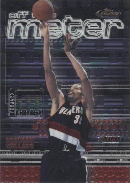 2000-01 Topps Finest - Off The Meter Rasheed Wallace, Antoine Walker ...