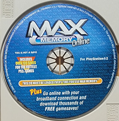 Sony PlayStation 2 PS2 Disc Only Tested Max Memory Online Disc! | eBay