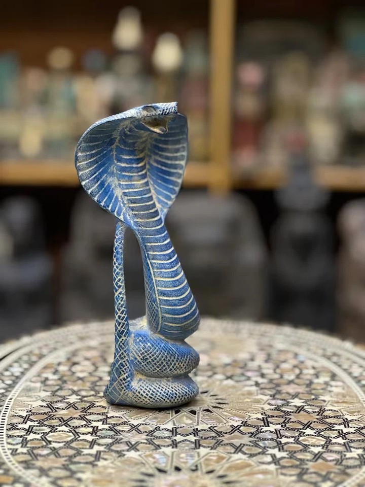 Rare Ancient Egyptian Antiquities Mighty Cobra Snake Figure Pharaonic ...