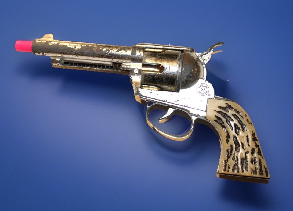 VINTAGE 1960 MATTEL FANNER 50 CAP GUN 9" W/ HOLSTER | eBay