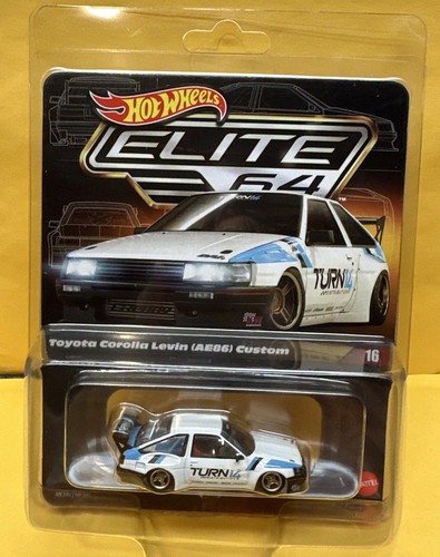 Hot Wheels Elite 64 Toyota Corolla Levin (AE86) Custom Ready to Ship In ...