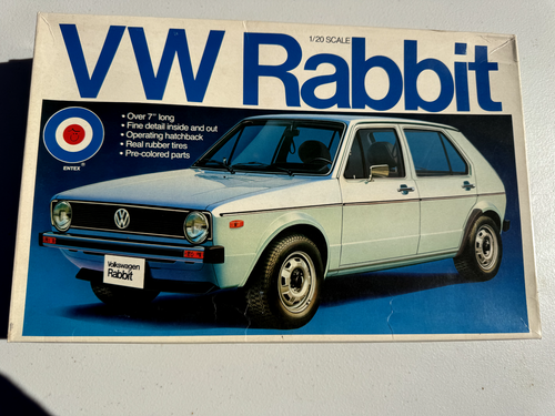 1/20 Entex Volkswagen Rabbit Kit, 9165 Vintage 1970s | eBay