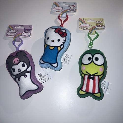 Kuromi Sanrio Hello Kitty Plush Backpack Clip Keychain Mini NWT 2023 ...