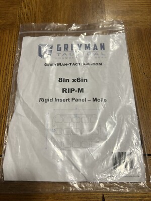 GreyMan Tactical 8” X 6” RIP-M | eBay