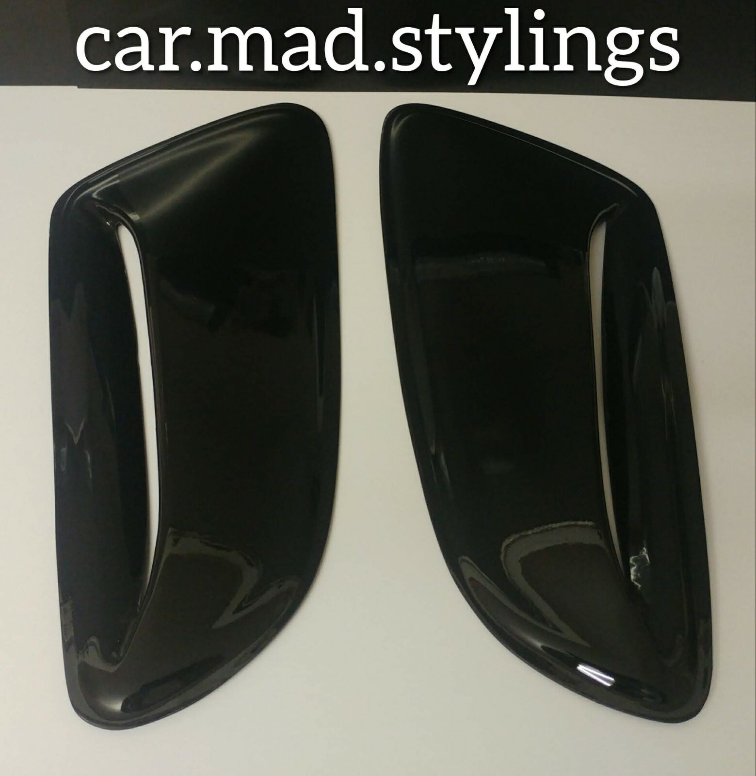 Astra GSI Style Black Plastic Bonnet Vents/Scoop/Air Intake/VXR/Vectra ...