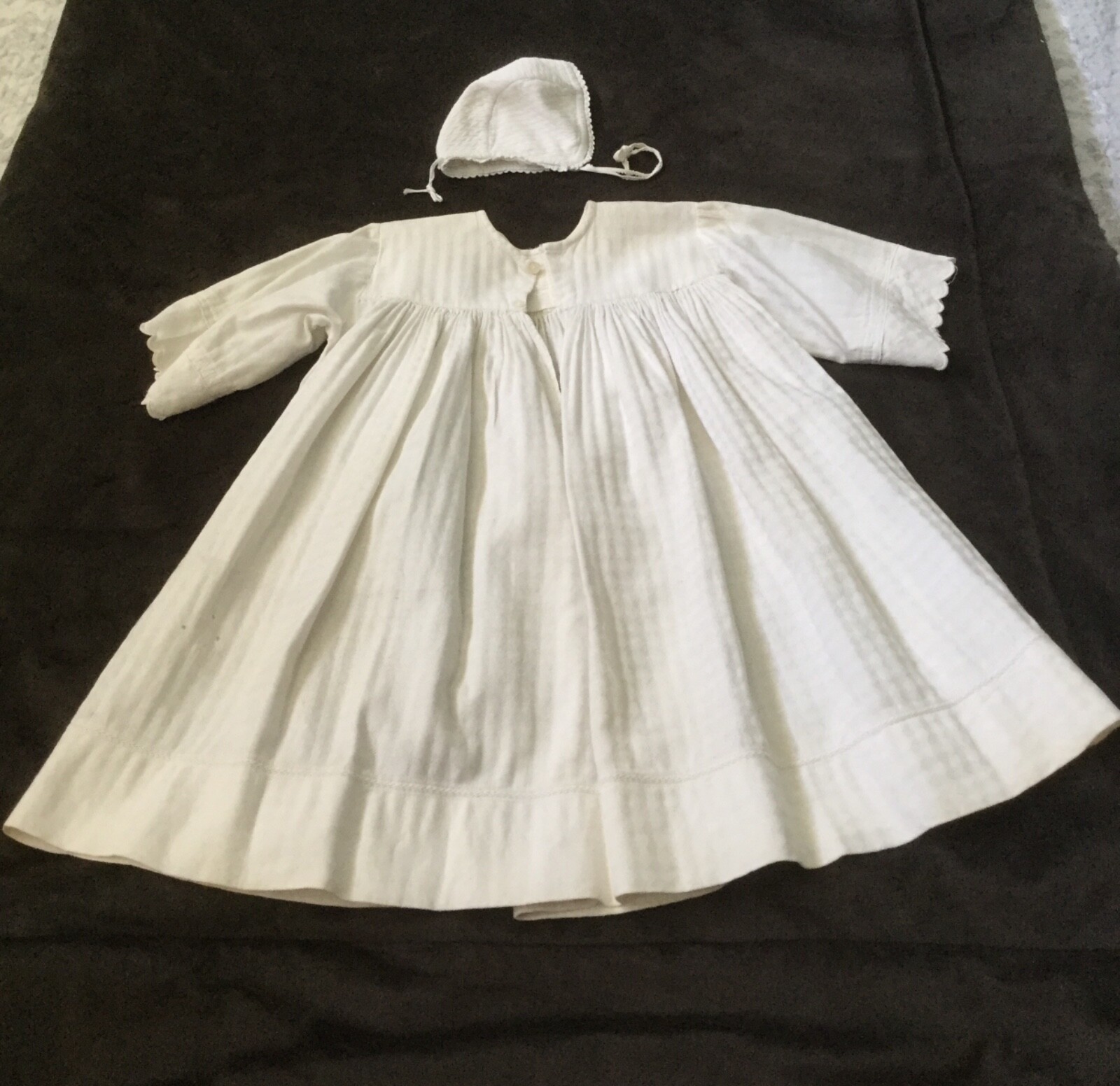 Antique French Victorian Edwardian Baby handmade Gown… - Gem