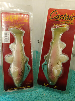 Castaic SBT6R Boot Tail Swim Bait 6" Trout~FREE Shipping | eBay