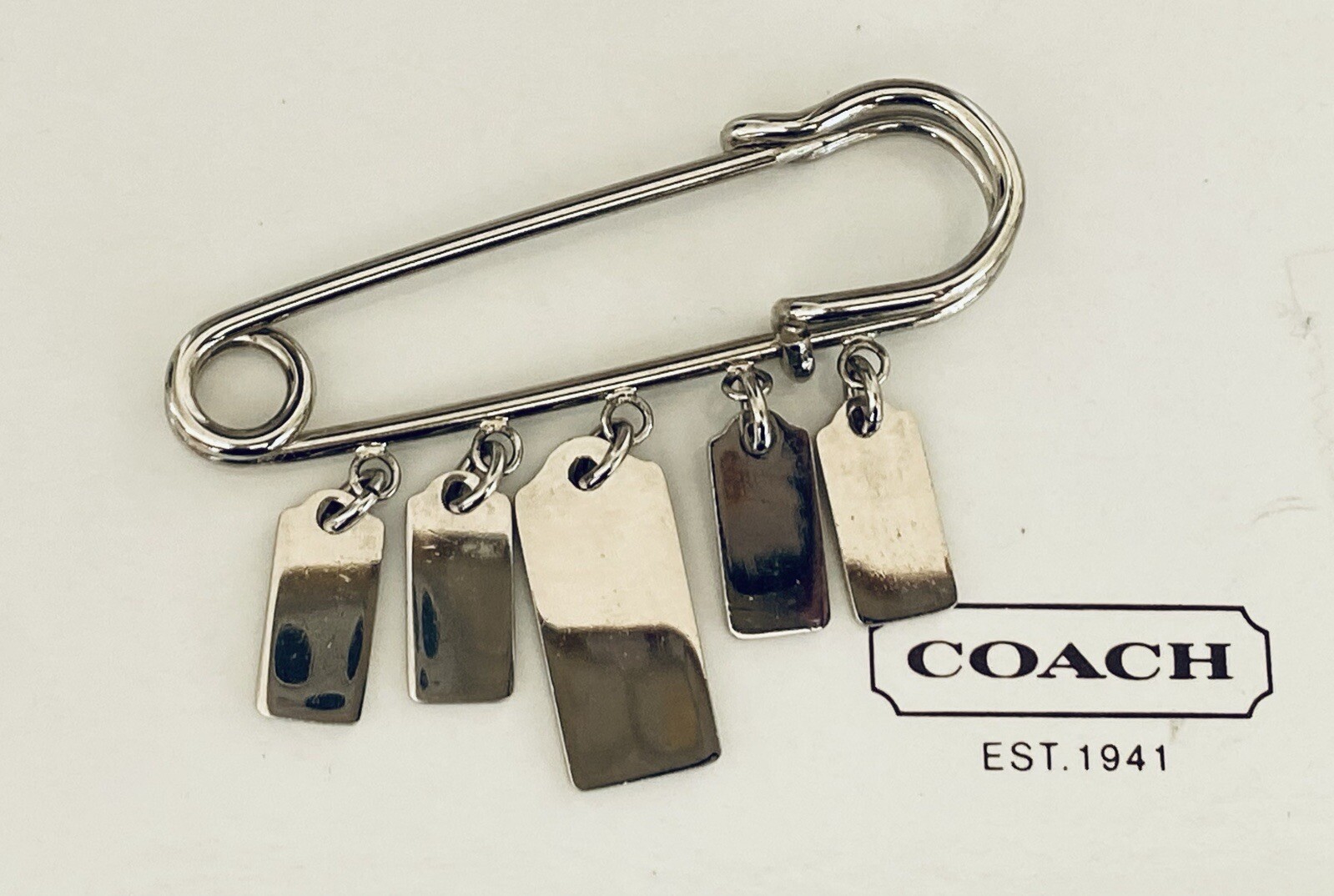 NEW COACH KILT BROOCH ENAMEL MULTI COLOR HANGTAG CHARMS PIN #8488 | eBay