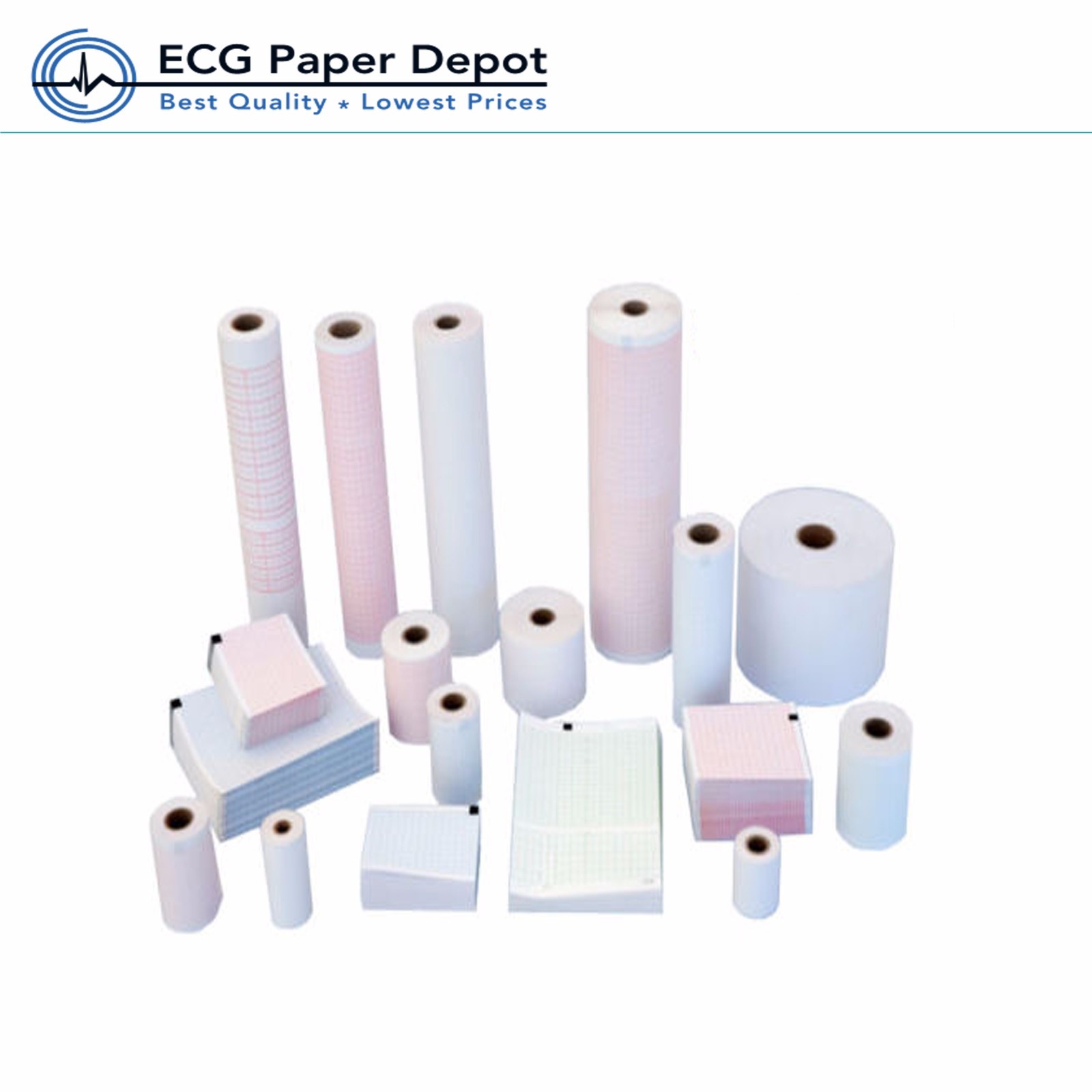 GE Compatible 9402-053 ECG/EKG Medical Cardiology Recording Chart Paper ...