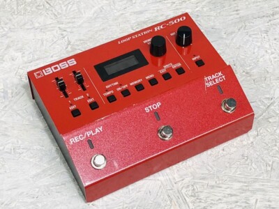 Boss RC-500 Loop Station Dual Track Looper Sampler Pedale per chitarra ...