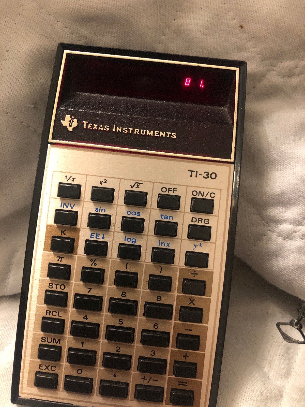 Vintage 1970's Texas Instruments TI-30 Calculator W/ Case | eBay