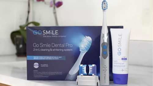 NEW Go Smile Dental Pro Sonic Blue Teeth Whitening System 2 in 1 Blue ...