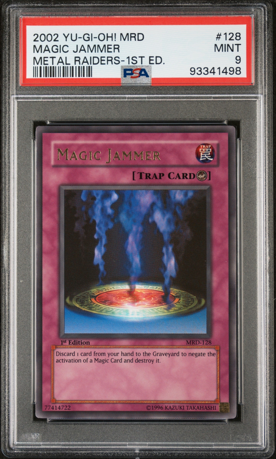 2002 YU-GI-OH! MRD-METAL RAIDERS 1st EDITION #128 MAGIC JAMMER PSA 9 | eBay